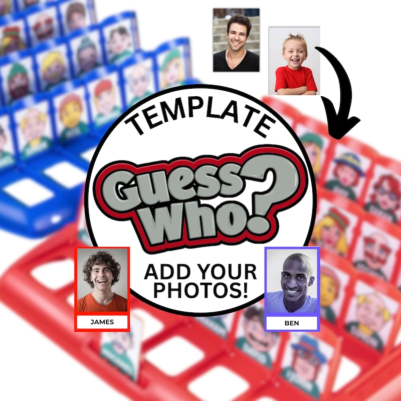 Custom Guess Who - Etsy