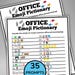 Office Team Building Emoji Pictionary Game, Printable Office Party Game ...