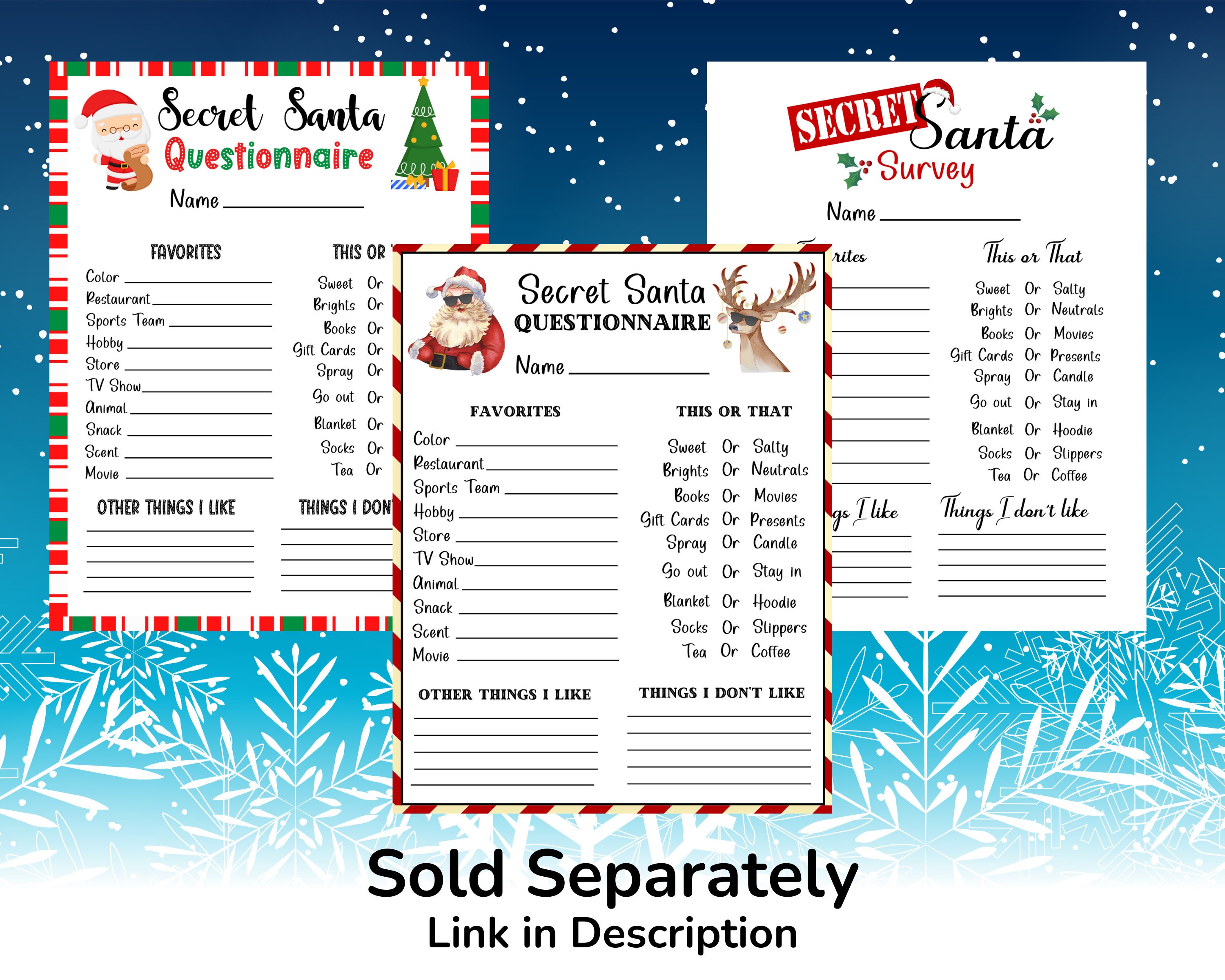 Christmas Holiday Office Party Think Fast Printable Game Download, Work ...