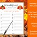 Friendsgiving Games-thanksgiving Games-alphabet Game-a-z Game-fall ...