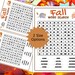Fall Word Search-autumn Word Search-fall Family Activity-autumn Family ...