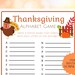Thanksgiving Alphabet Game, Turkey Day Game, Thanksgiving Games Bundle ...