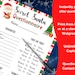 Secret Santa Survey Questionnaire for Kids Adults and Coworkers ...