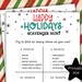 Scavenger Hunt Holiday Activity for School or Work, Printable Christmas ...