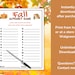 Fall Alphabet Game-autumn Alphabet Game-family Fall Activity-fall ...