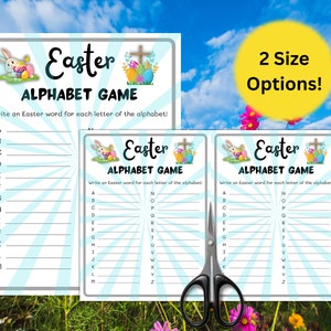 Printable Easter Sunday Game Bundle, Sunday School Church Games for ...