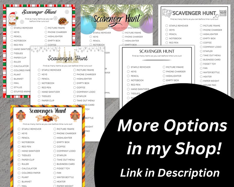 Office Work Party Scavenger Hunt, Team Building Activity for Employees, Get to Know Your ...