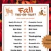 Fall This or That Game, Printable Autumn This or That Activity, Back to ...