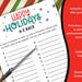A-Z Race Holiday Activity for School or Work, Printable Christmas Game ...