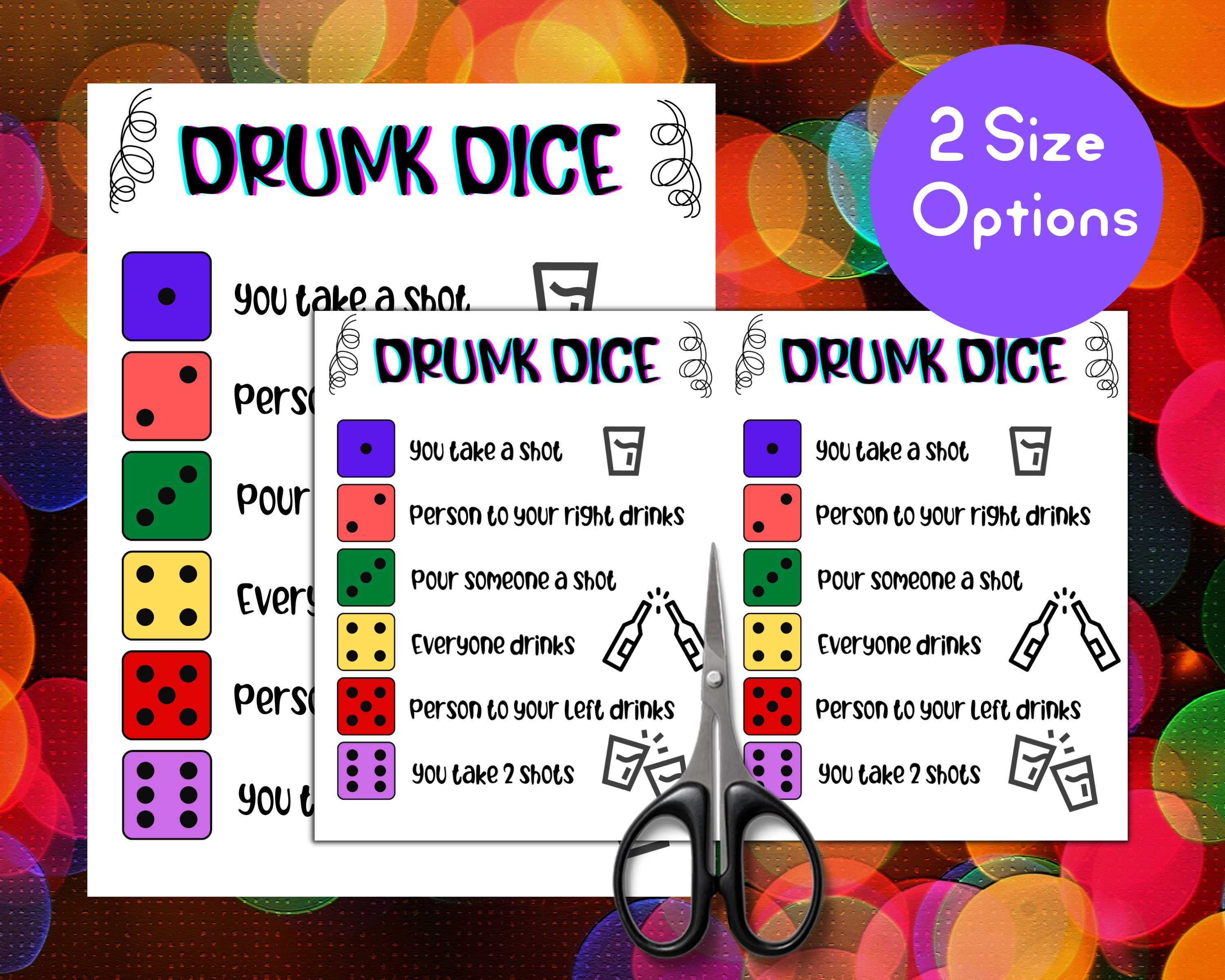 Drunk Dice Party Game, Virtual Drinking Game, Adult Party Games, Ladies ...