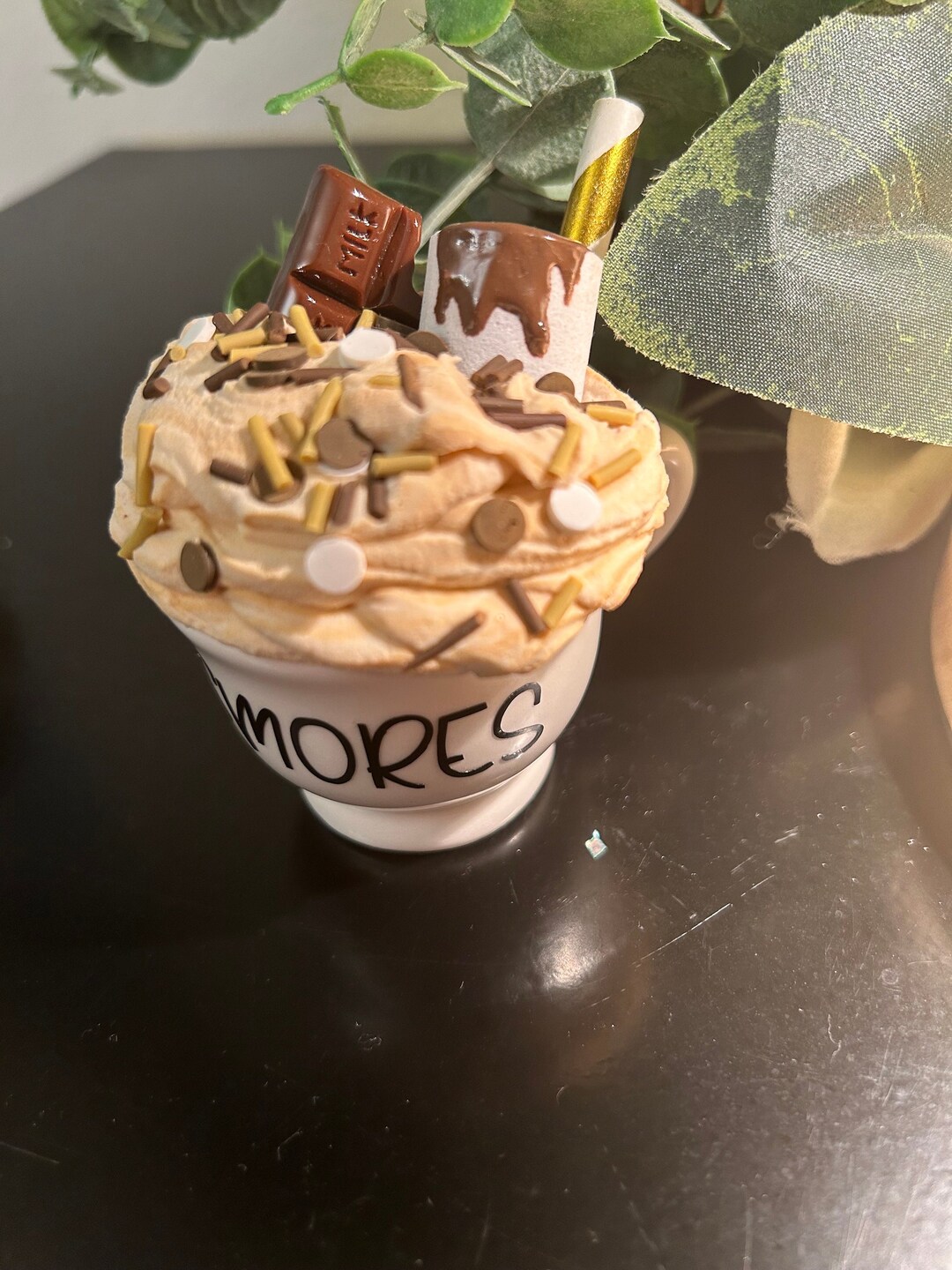 Fake Cupcake Fake Mug Cake Smores Decor Mini Mug Camping Fake Bake ...