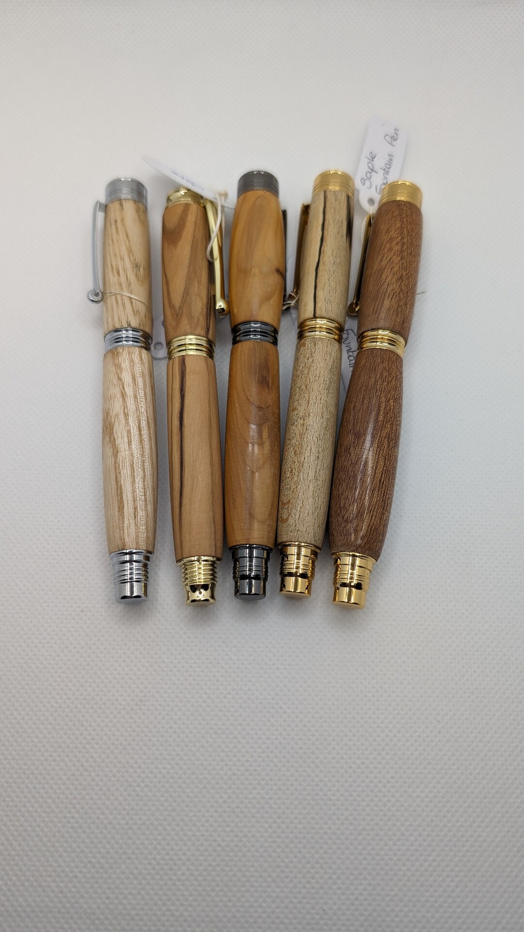 Handturned Wooden Fountain Pens - Etsy