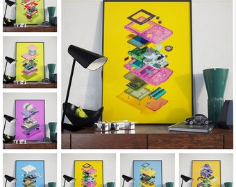 Exploded View Wall Art - Etsy