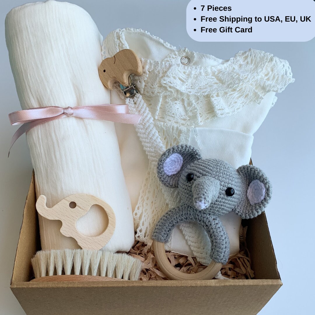 Baby Gift Box, Gender Neutral, Baby Gift, Baby Shower Gift Basket, Baby ...