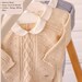 Merino Wool Knitted Baby Clothing Set With Baby Sweater and Pants ...