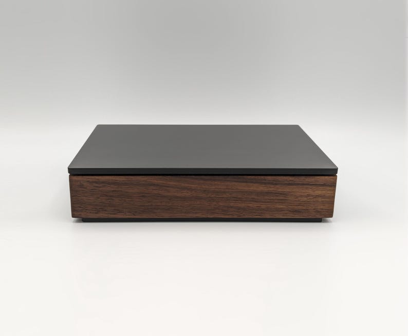 Walnut Wood Enclosure, Project Box for Electronics Enclosure Amplifier ...