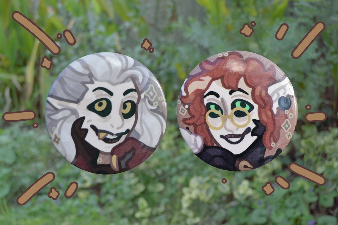 Owlhouse Harpy Eda & Lilith Button Badges - Etsy