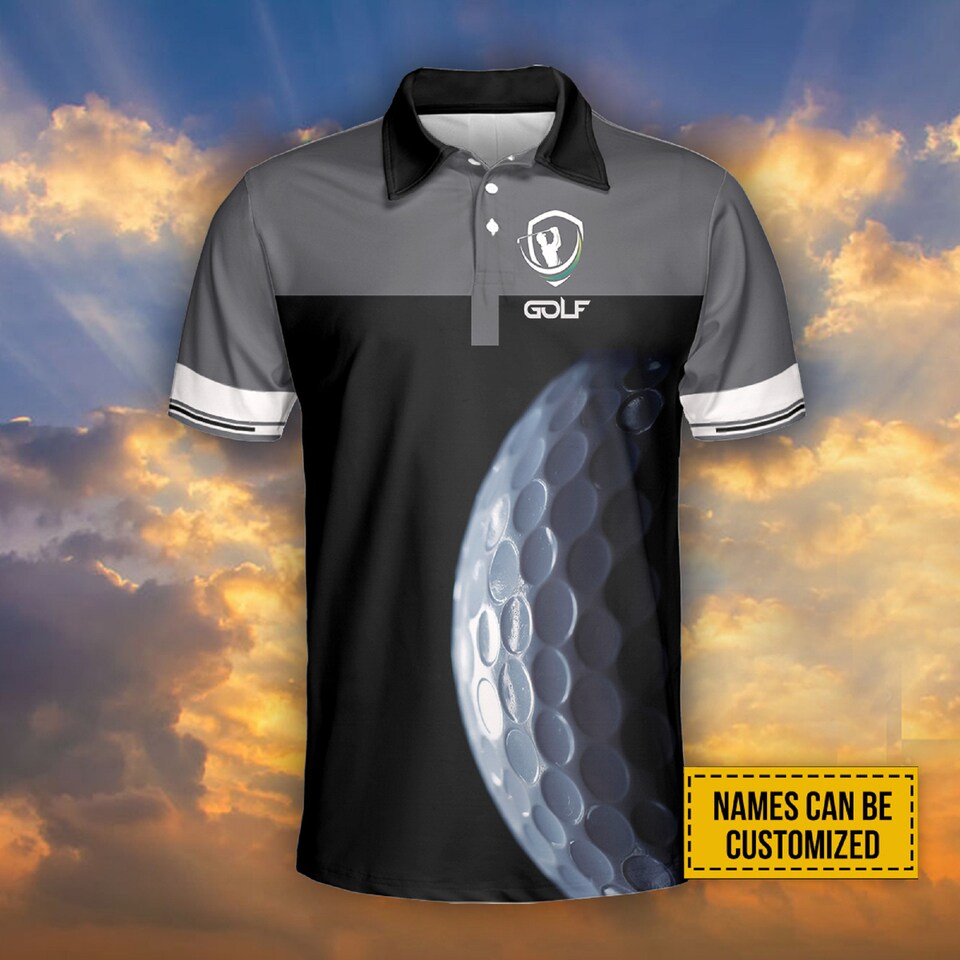 Customized Name Golf Grandpas Play Golf Then Take A Nap Polo Shirt sold ...