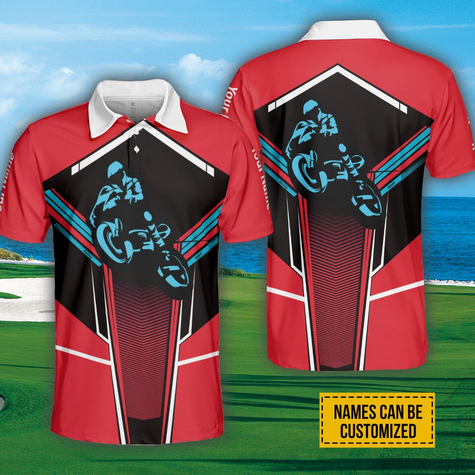 Custom Motor Racing Polo Shirt Designed & Sold By Diego Garcia