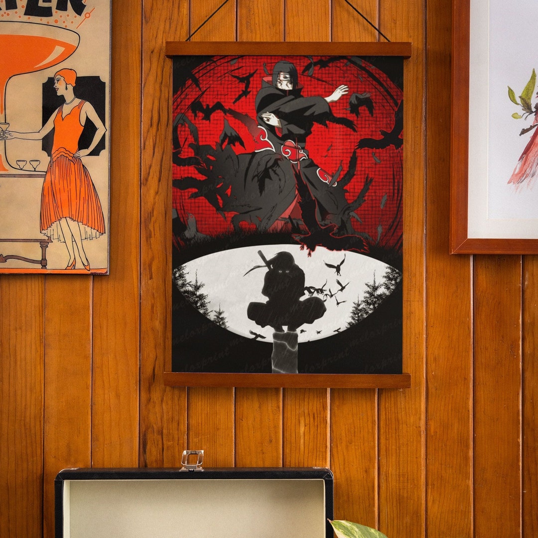 Anime - Naruto Itachi Uchiha - Poster Print - Style Poster Wall Art ...