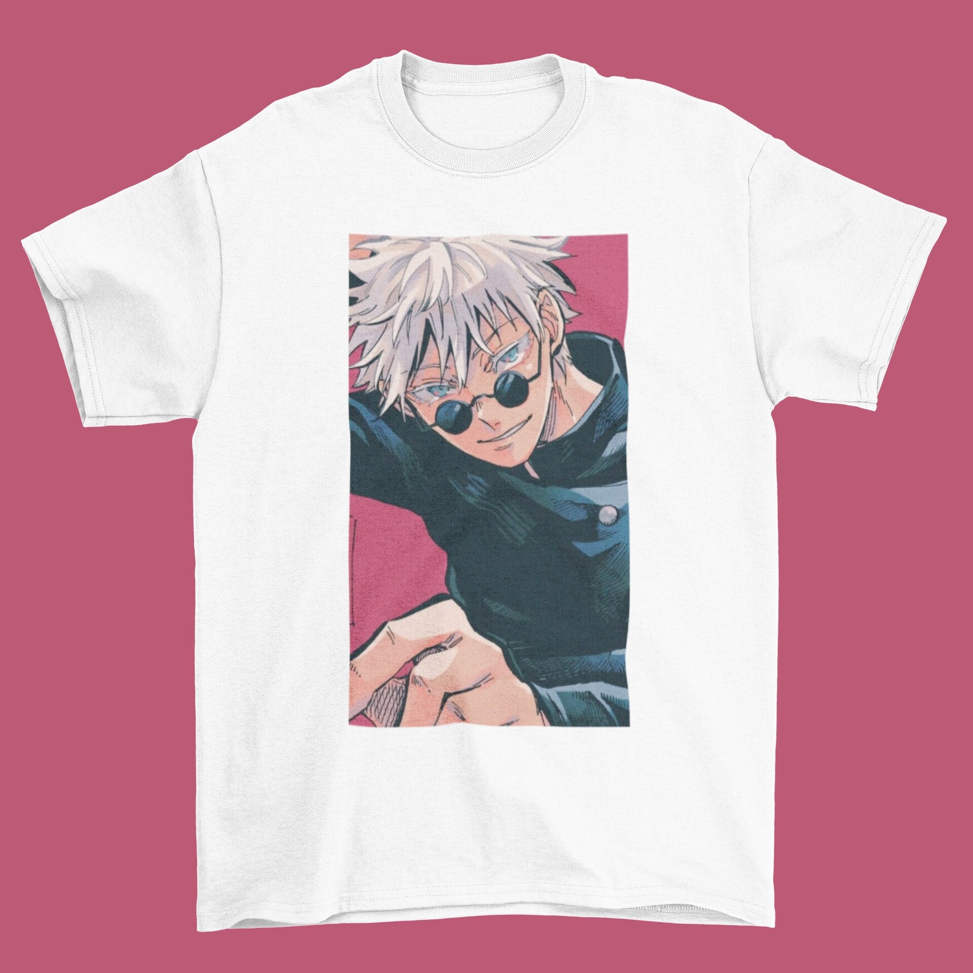 Gojo Satoru Smiling at Camera Jujutsu Kaisen Unisex T-shirt - Etsy