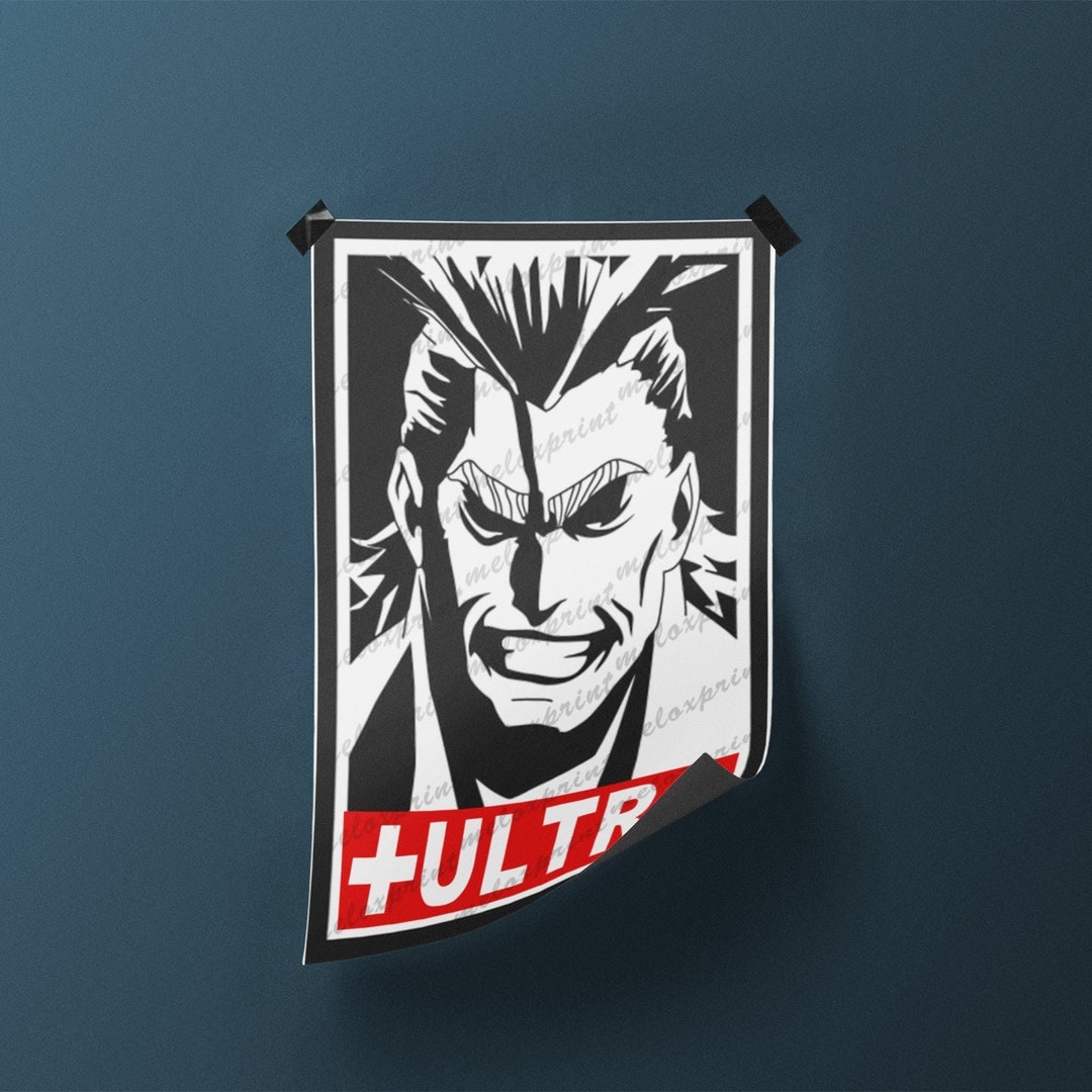 Anime - My Hero Academia - All Might - Posterdruck - Style Poster Wall ...