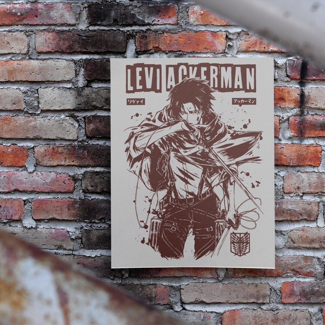 Anime - Attack on Titan - Levi Ackerman Poster Print - Stil Plakat Wand ...