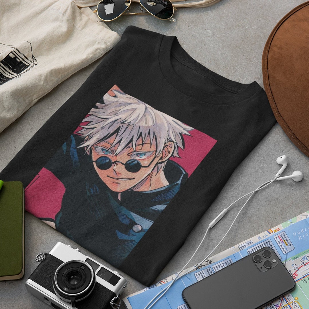 Gojo Satoru Smiling at Camera Jujutsu Kaisen Unisex T-shirt - Etsy
