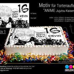 Satoru Gojo Edible Cake - Etsy