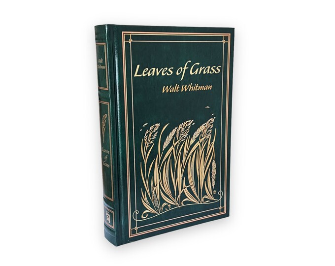 Vintage 1968 Leaves of Grass Walt Whitman Illustrated Hardcover Poetry ...