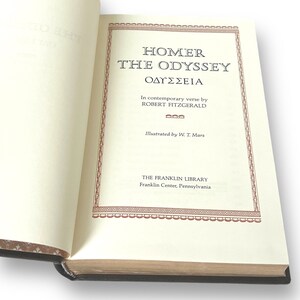 The Odyssey by Homer - Translated by Robert Fitzgerald - Illustrated by ...