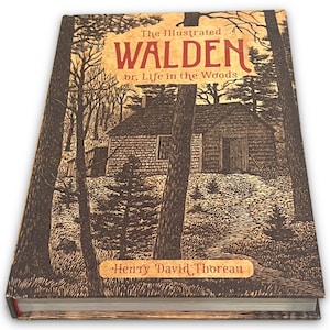 ILLUSTRATED WALDEN or Life in Woods by Henry David Thoreau Collectible Deluxe Edition ...