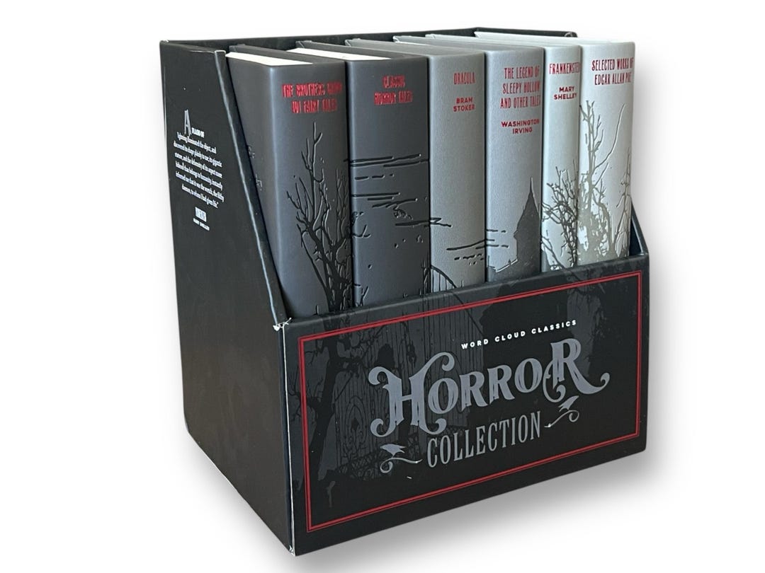6-book Horror Collection: Edgar Poe, Dracula, Frankenstein + Others ...