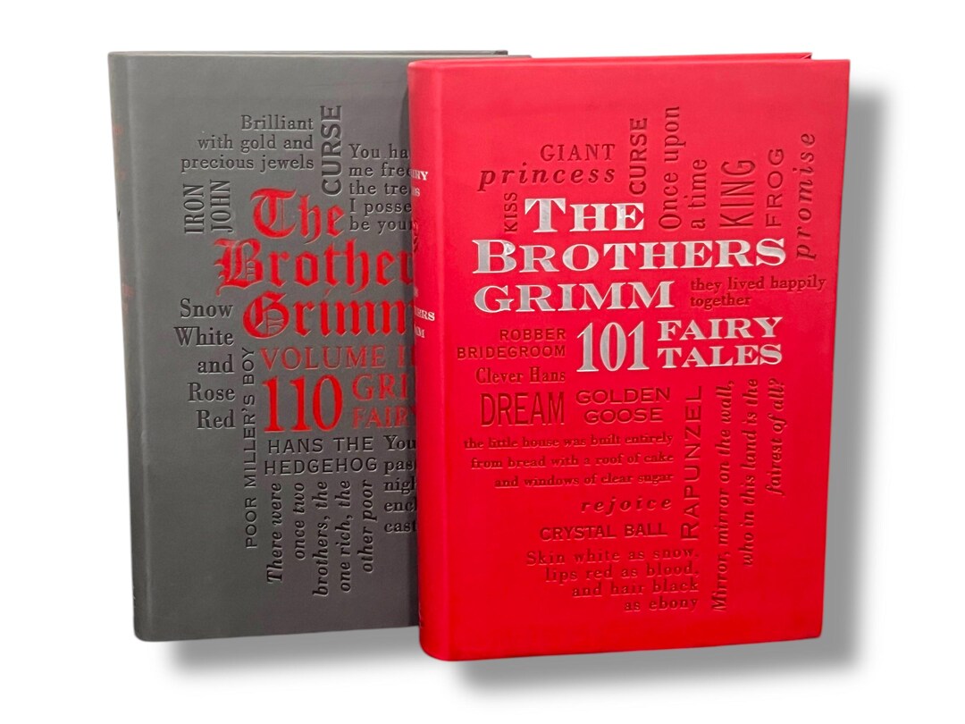 2 Book Set: the Brothers GRIMM 101 & 110 Fairy Tales - Collectible ...