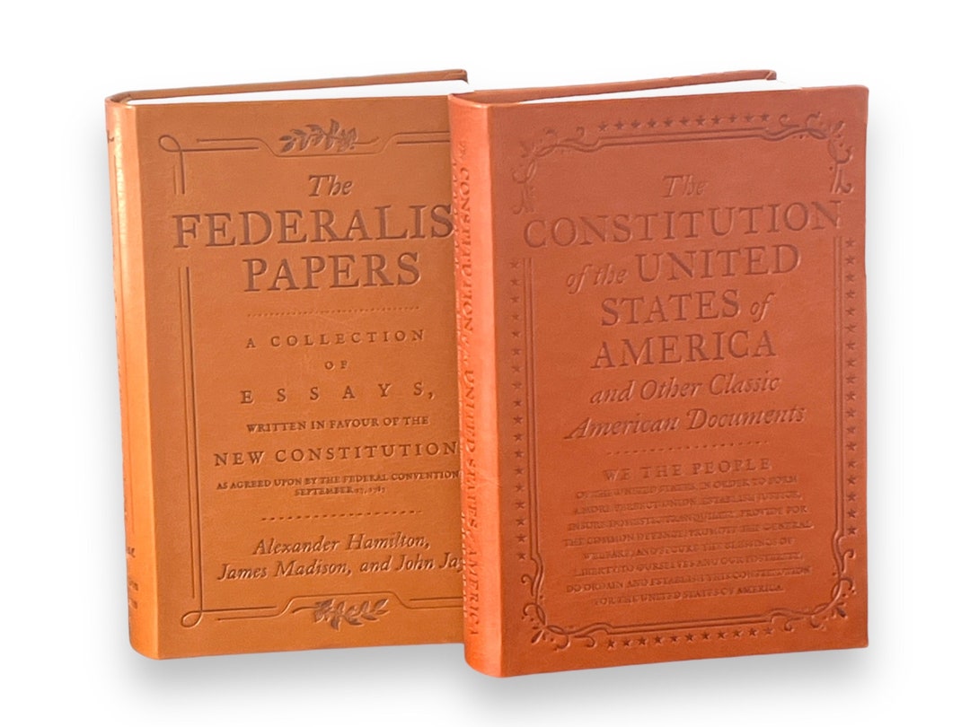 Set of 2! US CONSTITUTION & FEDERALIST Papers - Collectible Deluxe ...