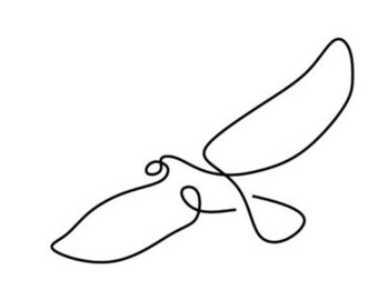 Fish One Line Drawing Illustration Minimalist Style - Etsy UK