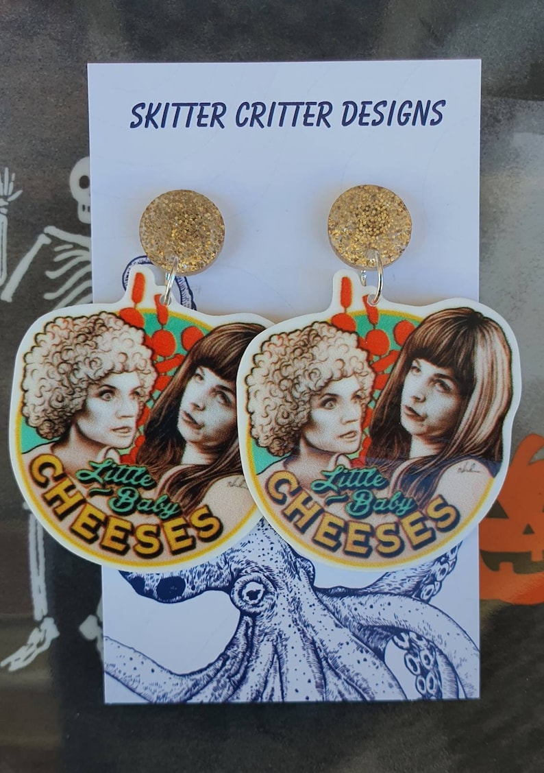 Kath and Kim 'little Baby Cheeses' Statement Earrings - Etsy Australia
