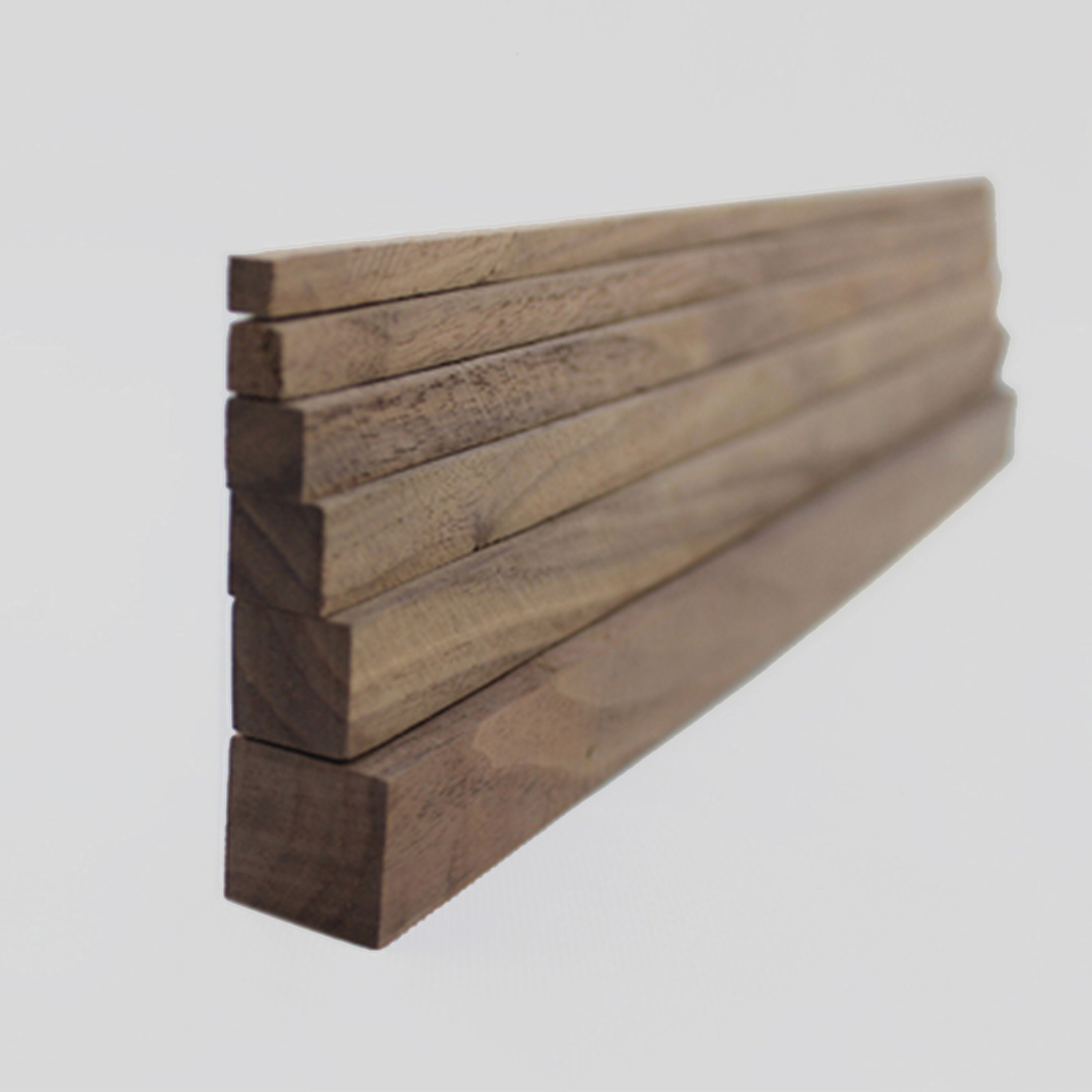 Black Walnut Square Wood Strips, Diy Craft Materials, Solid Wood Panels ...