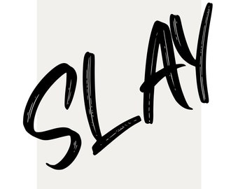 Slay Queen Sign - Etsy