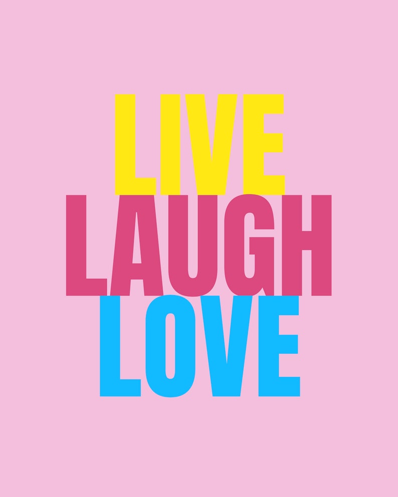 Live Laugh Love - Etsy