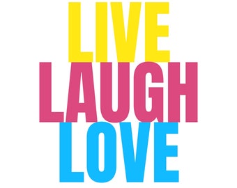 Live Laugh Love - Etsy