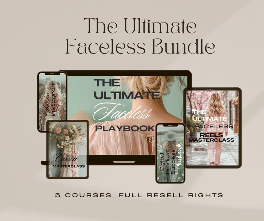 The Ultimate Faceless Digital Marketing Course. Course Digital Download ...