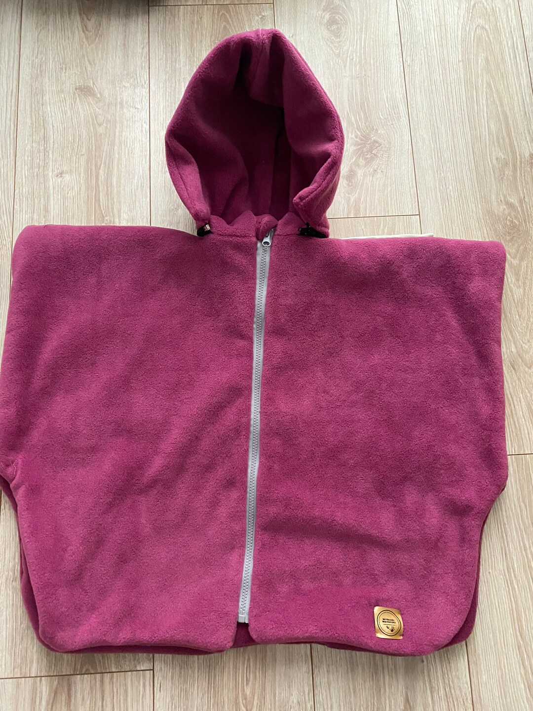 Seat Car PONCHO Double-sided Fleece, With Detach. Hood, Size MINI - Etsy