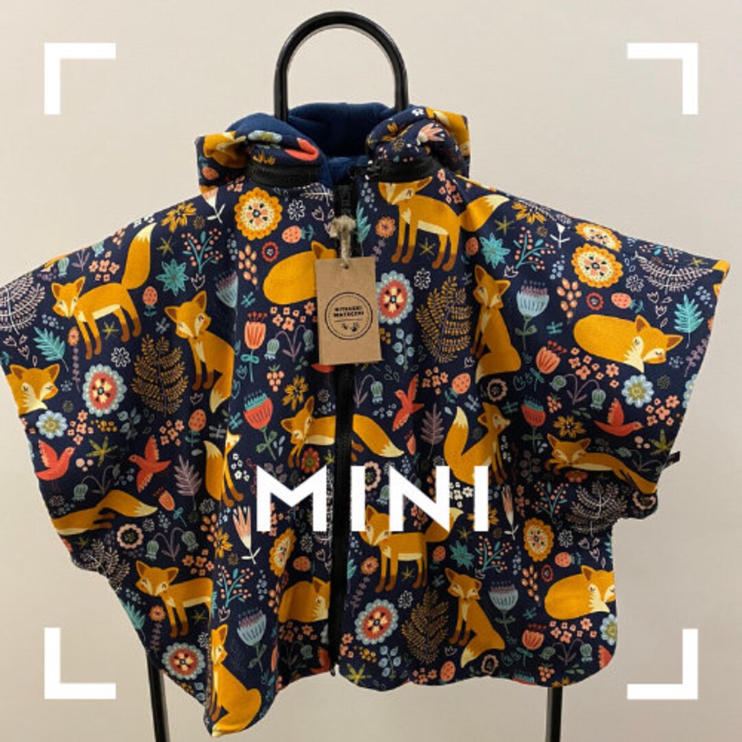 Seat Car PONCHO Fleece Softshell, Removable Hood, Size MINI - Etsy