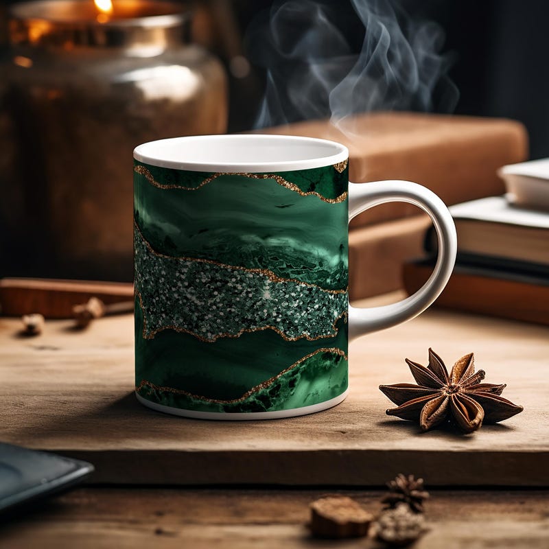 Crystal Geode Mugs - Etsy