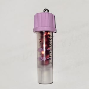Blood Tube Microtainer Glitter Charm | Keychain or Earrings - Etsy