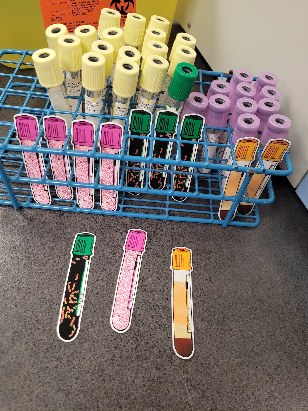 Blood Tube Sticker | Waterproof Laptop Water Bottle Vinyl Sticker - Etsy