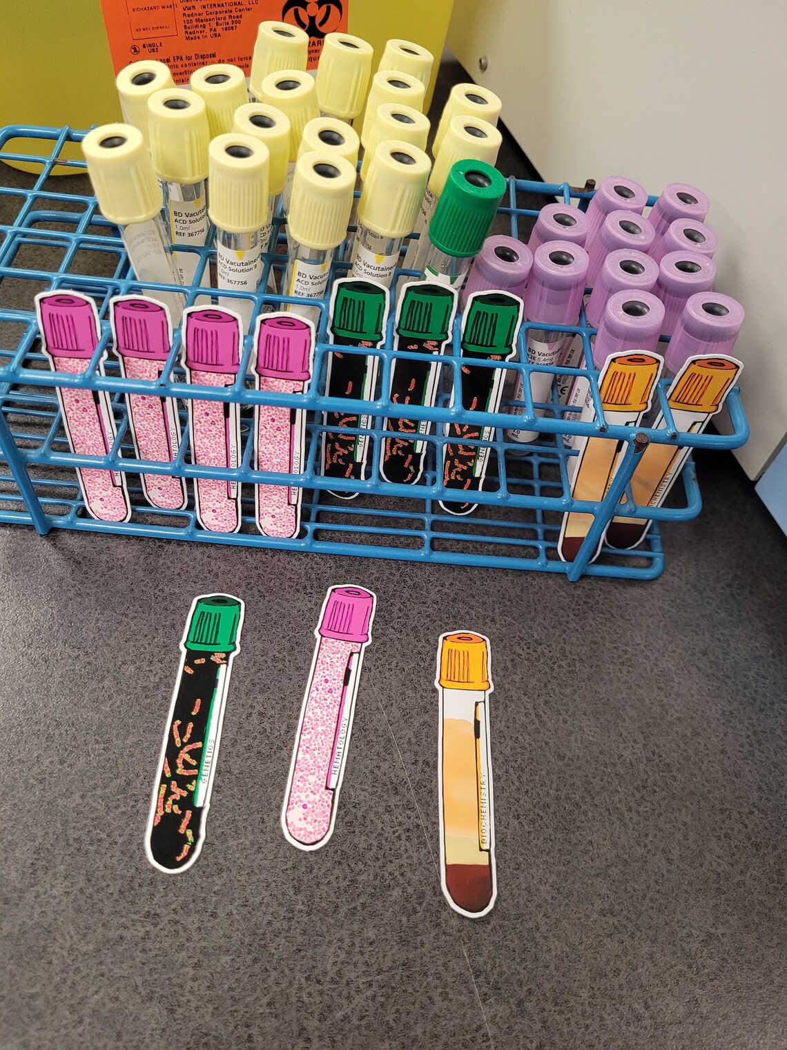 Blood Tube Sticker Waterproof Laptop Water Bottle Vinyl Sticker - Etsy