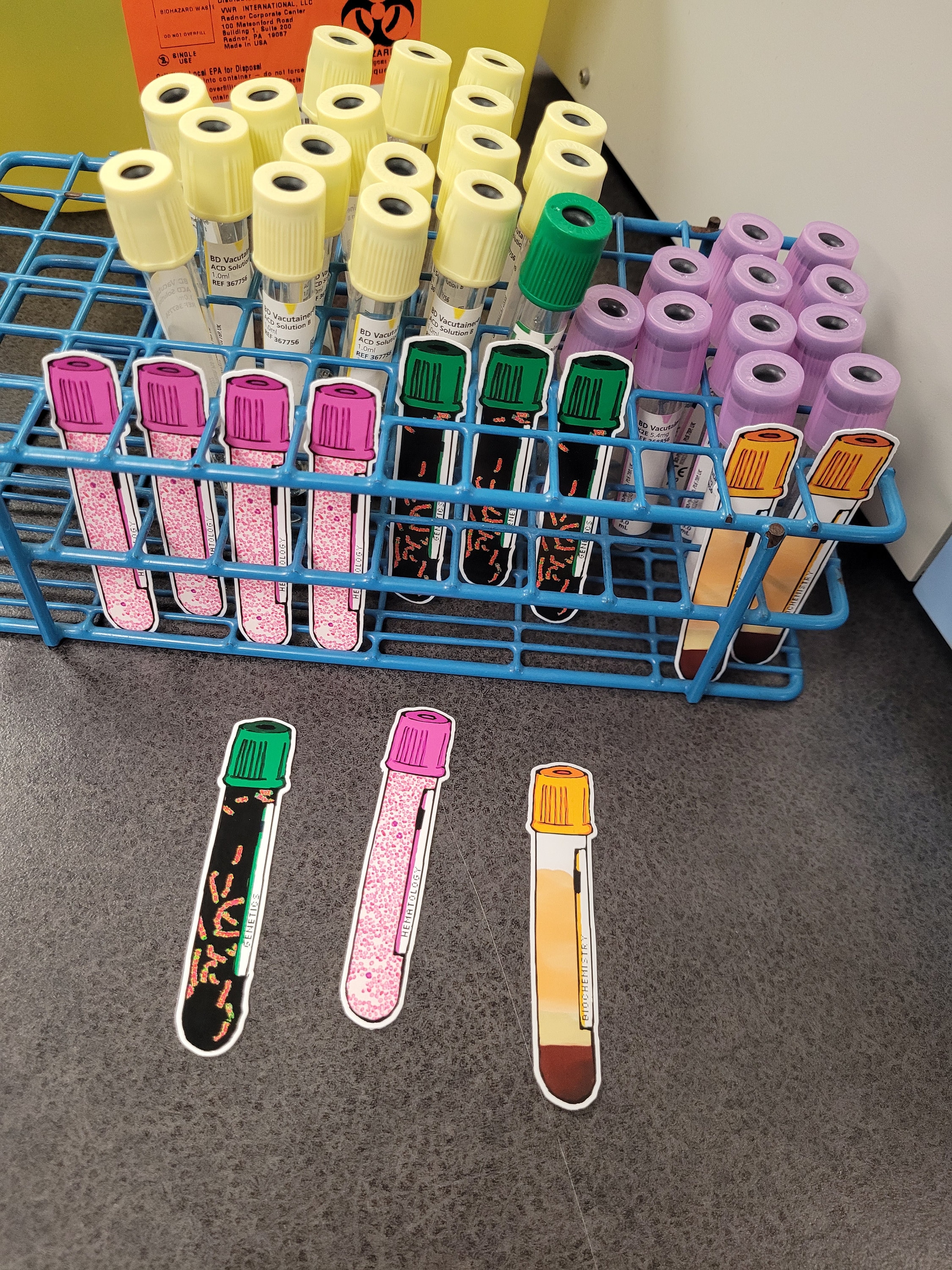 Blood Tube Sticker | Waterproof Laptop Water Bottle Vinyl Sticker - Etsy