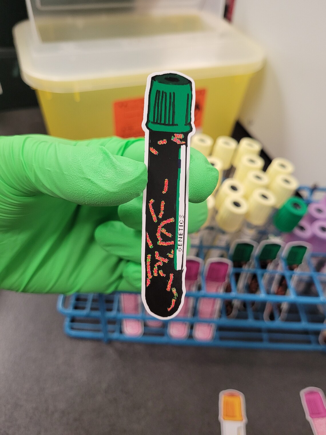 Blood Tube Sticker Waterproof Laptop Water Bottle Vinyl Sticker - Etsy